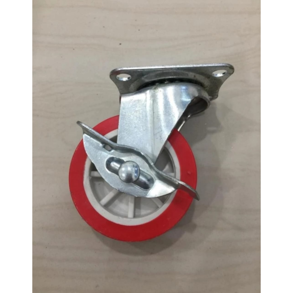 Jual Roda Nylon 3 Inch With Rem | Shopee Indonesia