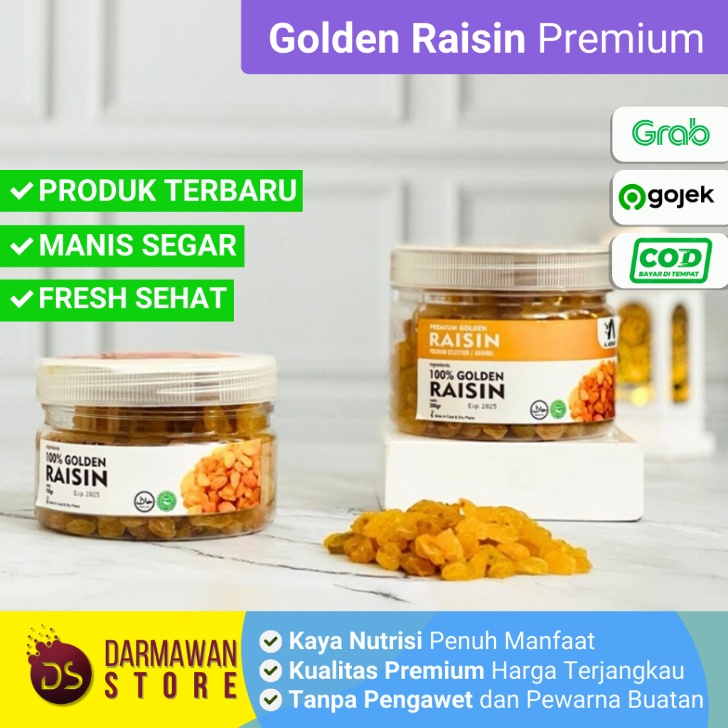 Jual Kismis Manis / Golden Raisin / Kismis Simin / Kismis Jumbo Asam ...