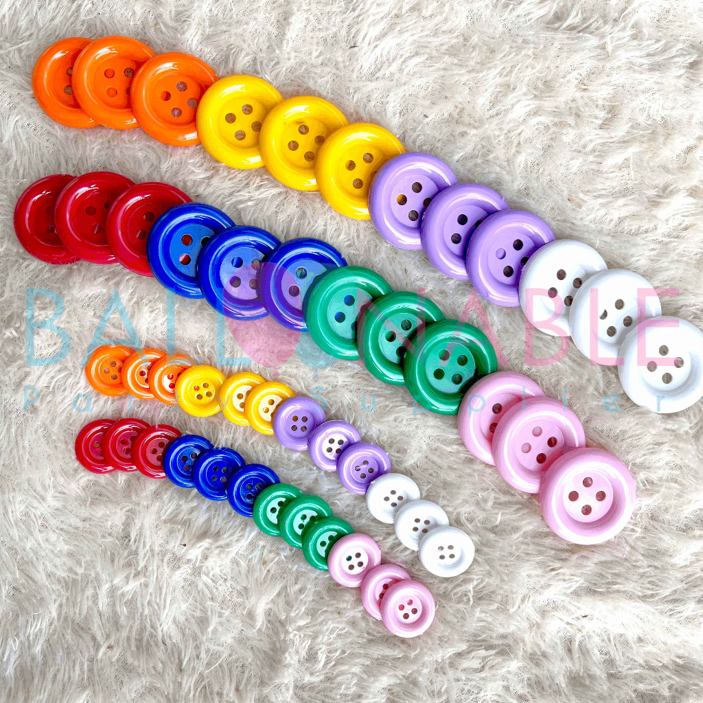 Jual 145pc Kancing Besar dan Kecil Untuk Mainan Edukasi Anak Meronce ...