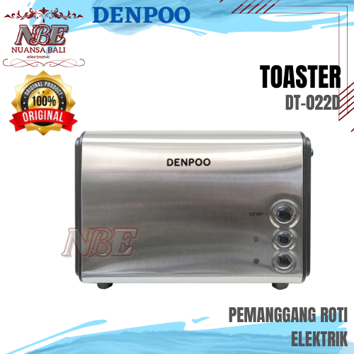 Jual [NBE] DENPOO Electric Toaster Pemanggang Roti 2 Slot - DT 022D ...