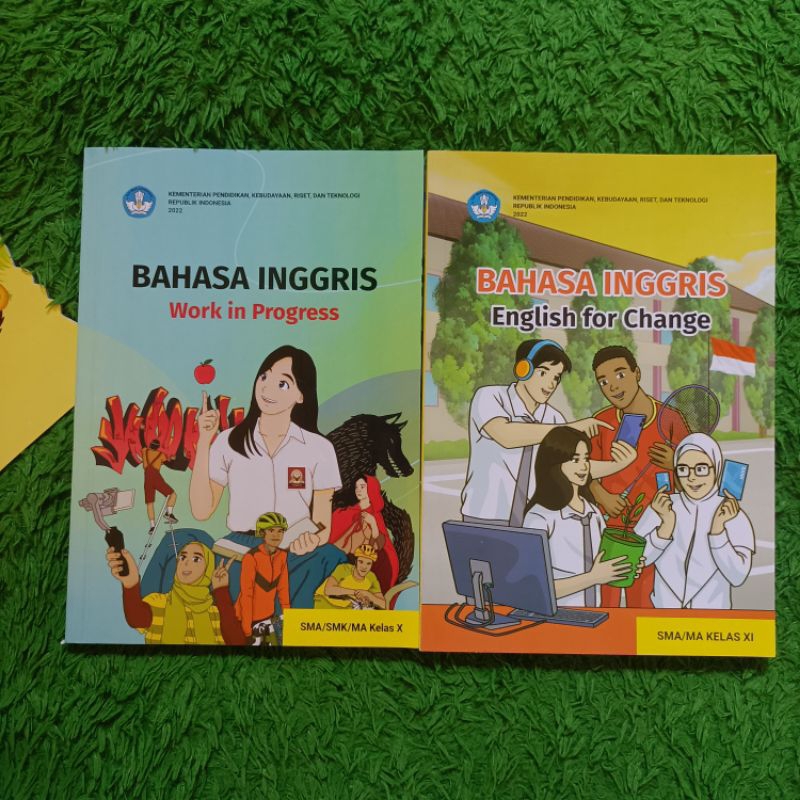 Jual ORIGINAL BUKU BAHASA INGGRIS WORK IN PROGRESS ENGLISH FOR CHANGE KELAS 10 11 SMA SMK ...