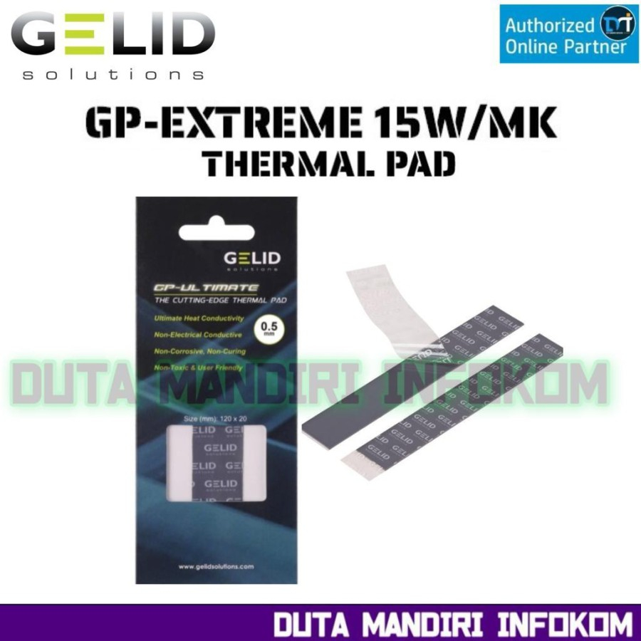 Jual Gelid Solutions GP-ULTIMATE - 15W/mK High Performance Thermal Pad - 0.5mm | Shopee Indonesia