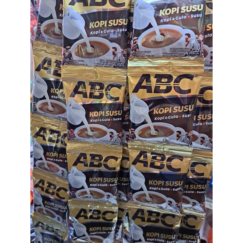 Jual Kopi ABC susu 1 renceng isi 10 pcs | Shopee Indonesia