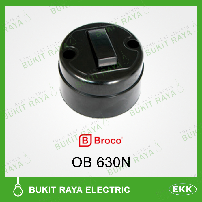 Jual Broco 630N OB Engkel Bulat Hitam | Shopee Indonesia