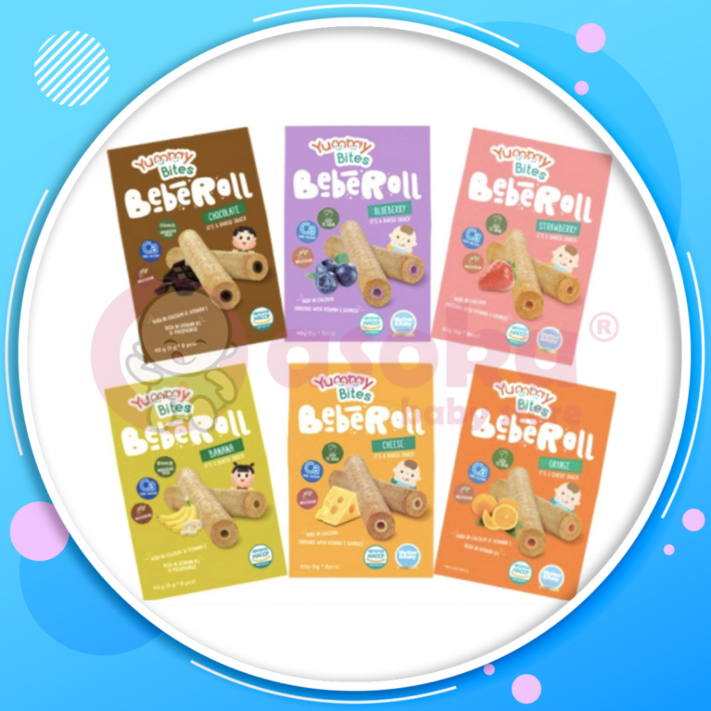 Jual Yummy Bites Beberoll 40gr - Snack Anak Bebe Roll ASOKA | Shopee ...