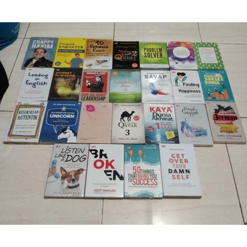 Jual OBRAL MURAH / BUKU BACAAN / MOTIVASI / REFERENSI / ORIGINAL | Shopee Indonesia