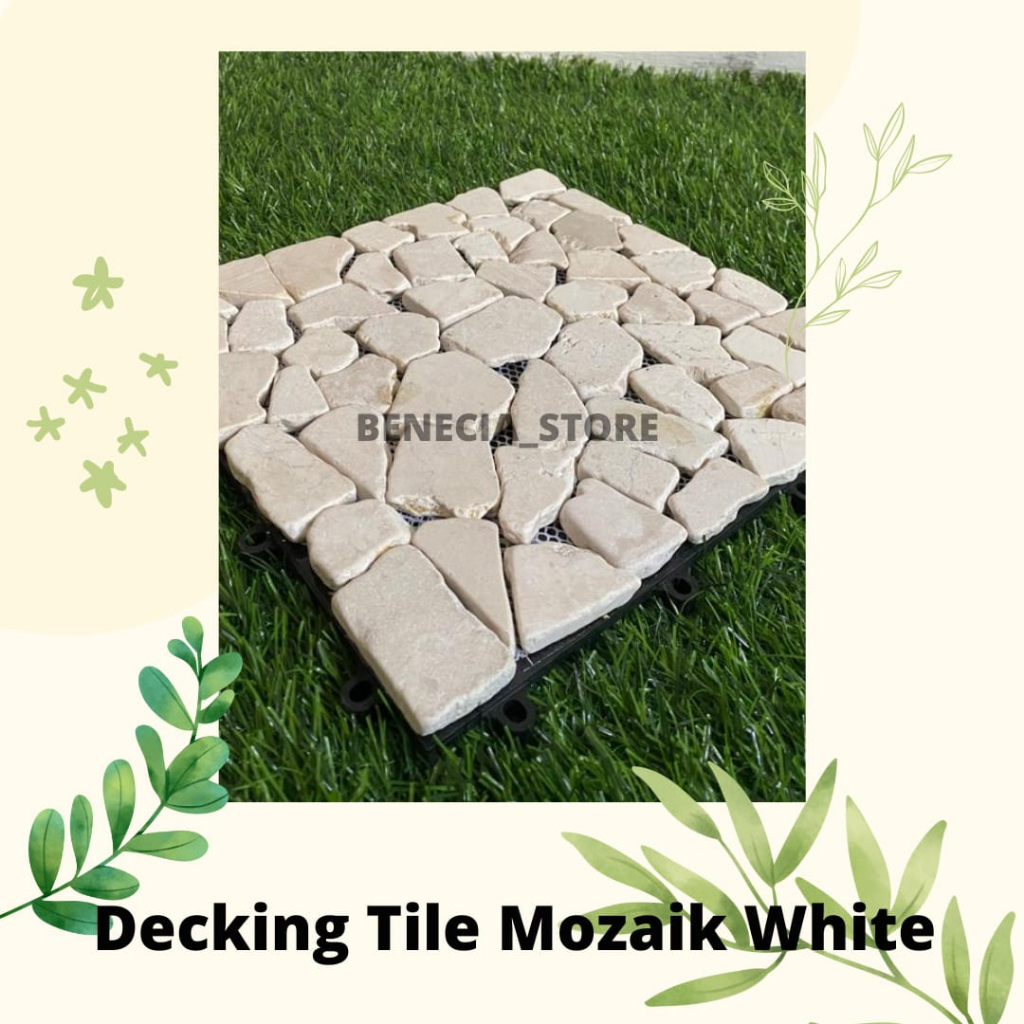 Jual Decking Tile Batu alam Mozaik - Decking Tile Mozaik Stone - ubin ...