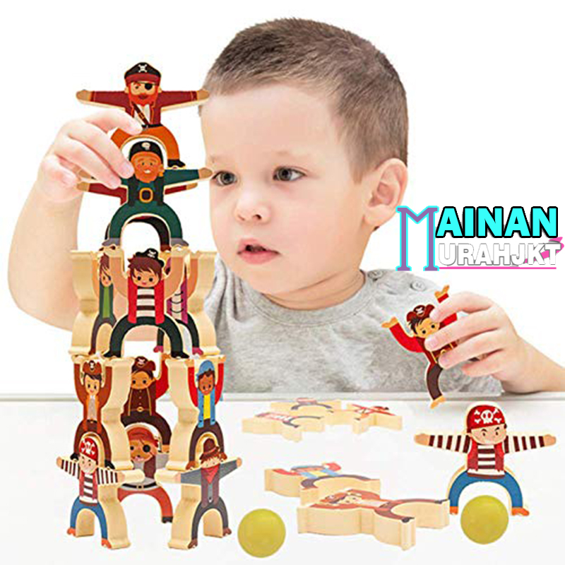 Jual GROSIR MAINAN ANAK MURAH STACKING BLOCK SH222 SUSUN GAME DOMINO ...