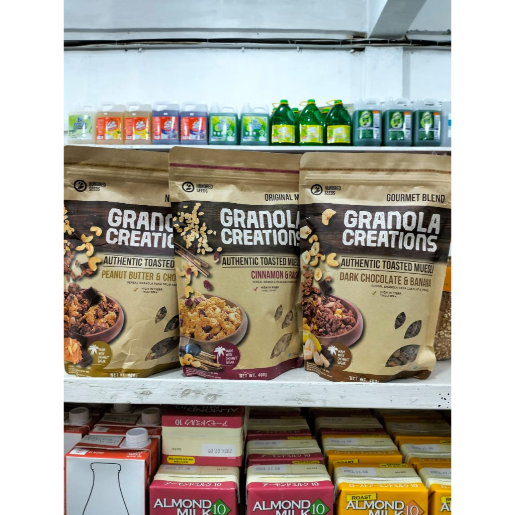 Jual Granola Creations Authentic Toasted Muesli 400gr | Shopee Indonesia