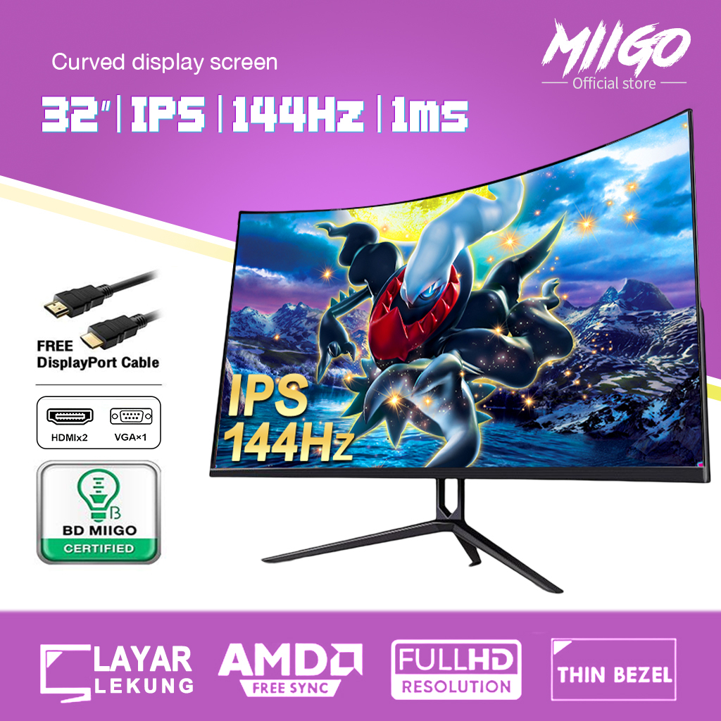 Jual MIIGO - Monitor 32 inci, monitor definisi tinggi, monitor gaming ...