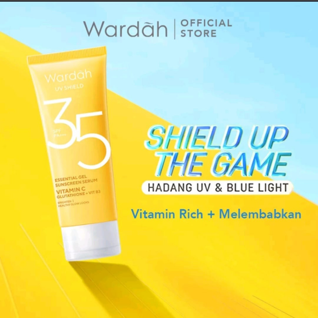 Jual Wardah UV Shield Essential SUNSCREEN Gel SPF 35 PA++ WARDAH ...