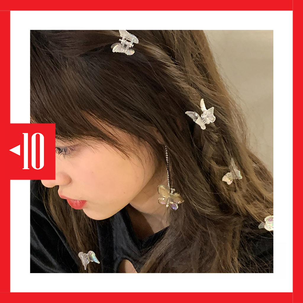 Jual HP-40 jepitan jepit rambut hairpin hair mini kupu kupu shell ...