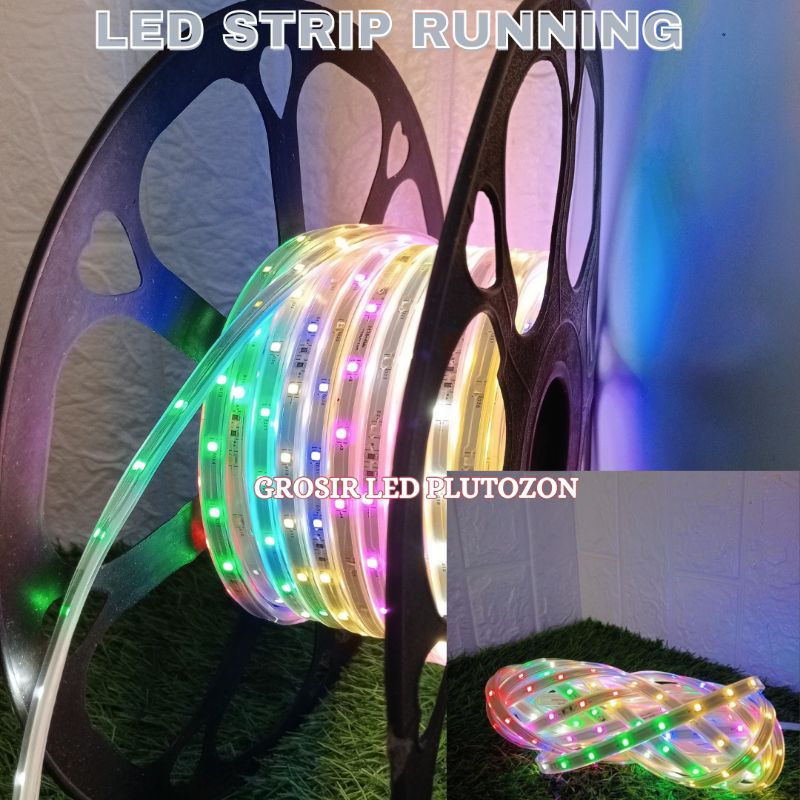 Jual LED STRIP SELANG RUNNING (5M, 10M, 15M, 20M, 25M) | Shopee Indonesia