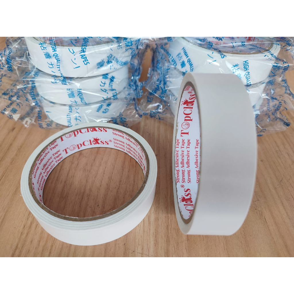 Jual DOUBLE TAPE KERTAS 1" ( 22 mm x 8 meter ) TERLARIS, MURAH | Shopee ...