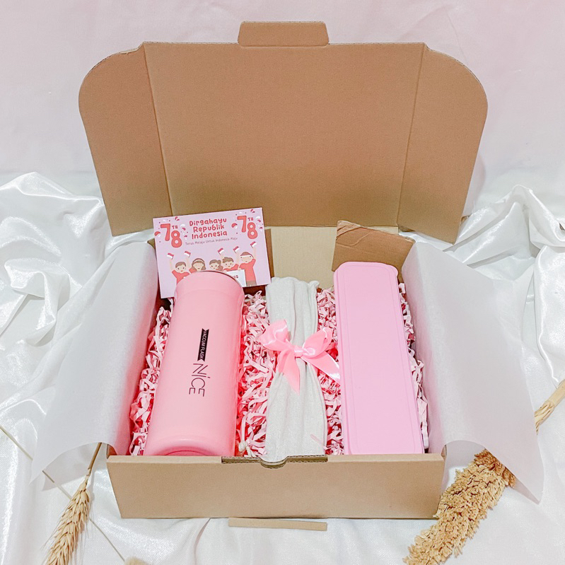 Jual Hampers Gift Box Nice | Souvenir | Botol Kaca | Gift Box | Kado ...