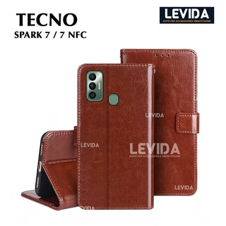 Jual Tecno Spark 7 Pro Tecno Spark 8C Case Flip Cover Kulit Sarung Buku ...