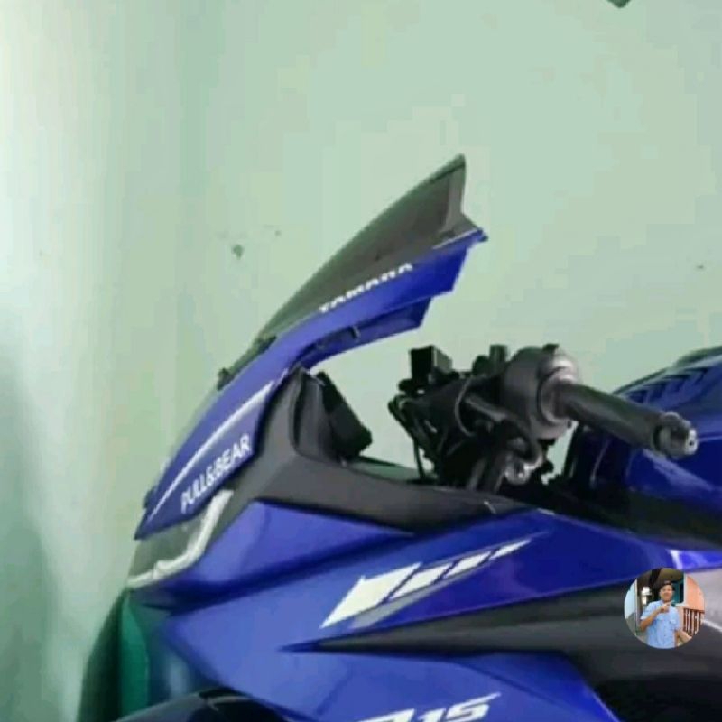 Jual Visor R15 V3 model motor GP #winshild Yamaha R15 V3 full jenong ...