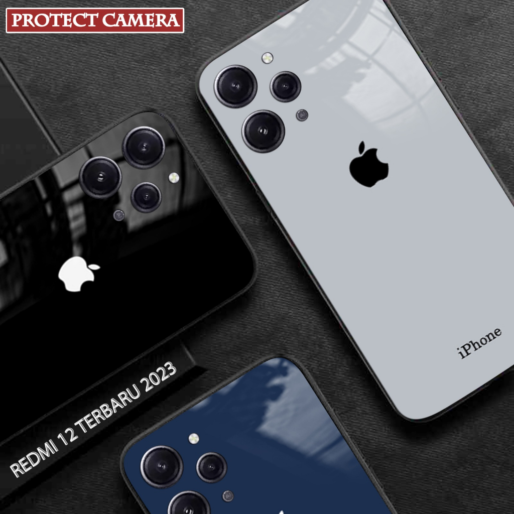 Jual Softcase Glass Kaca Redmi 12 Terbaru 2023 [FC23] Casing Handphone - Pelindung Handphone ...