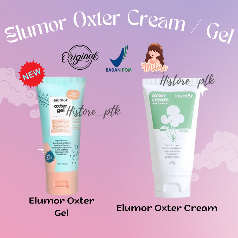 Jual Elumor Oxter Cream New Formula Pencerah Ketiak & Area Tubuh ...