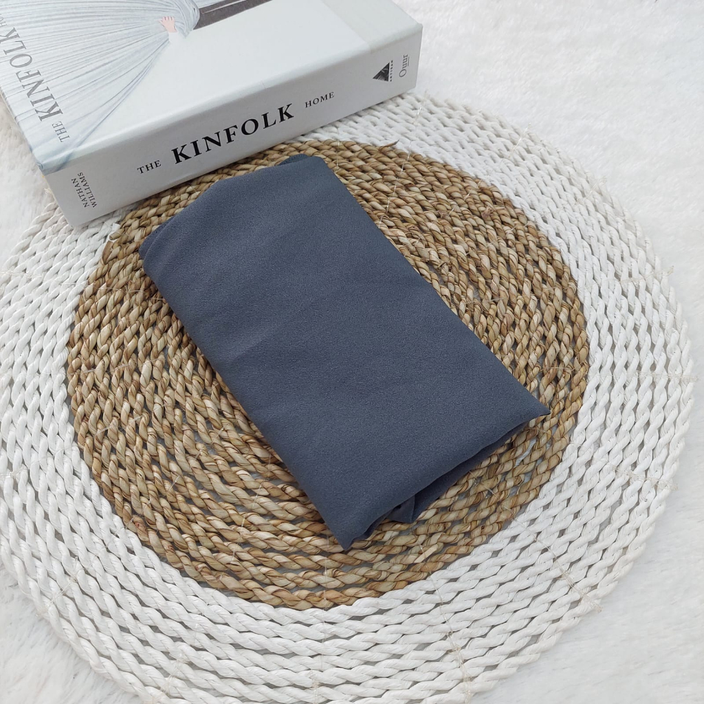 Jual PASHMINA OVAL CURVE DIAMOND CREPE / HIJAB PASHMINA OVAL DIAMOND ...