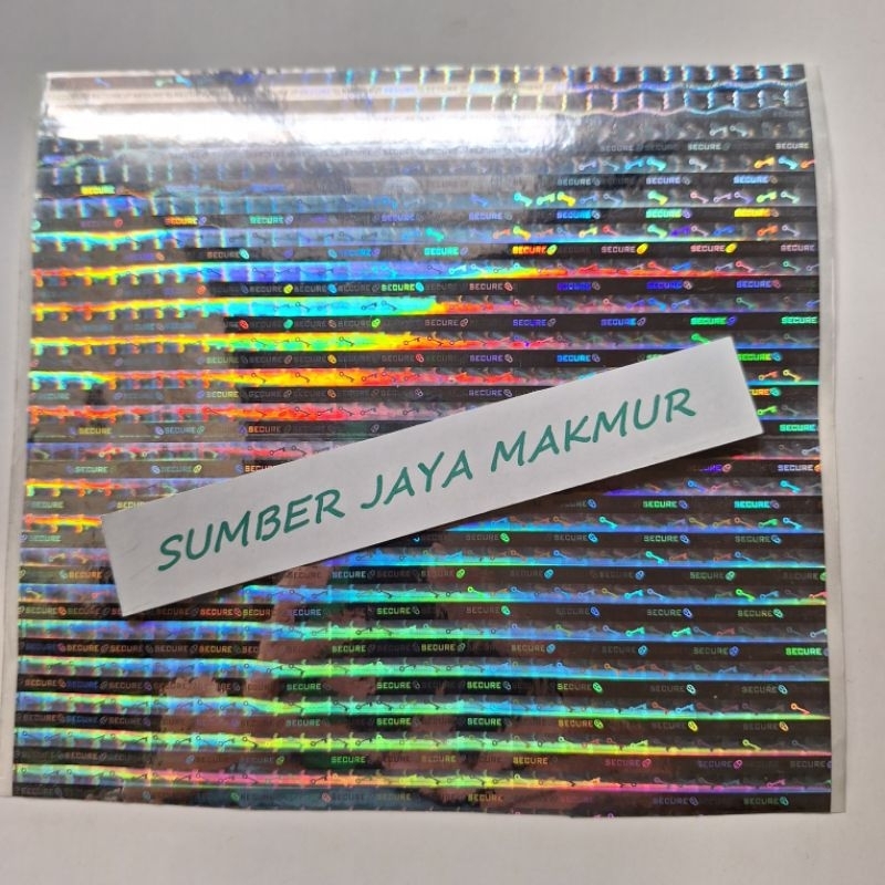 Jual Stiker Segel Hologram SECURE / Security Sticker | Shopee Indonesia