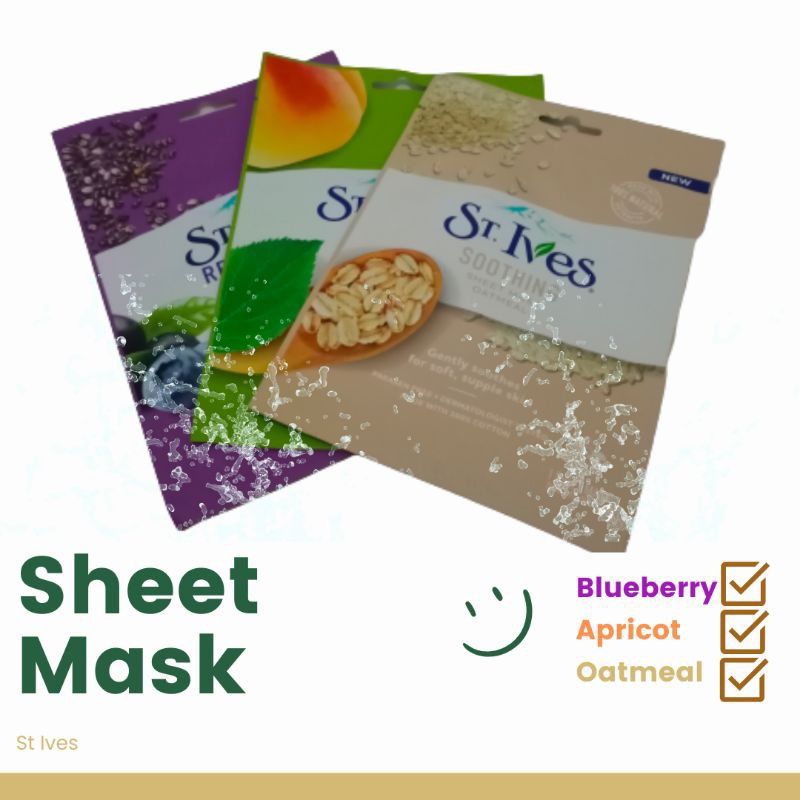 Jual sheet mask (st ives) | Shopee Indonesia