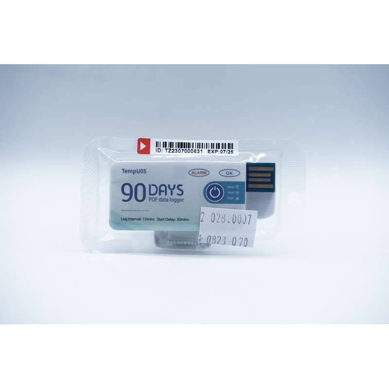 Jual TempU05 TempU5 90 Days Temperature Data Logger Suhu Disposable USB Single Use 10000 Points ...