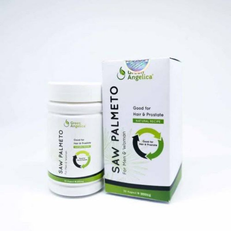 Jual Green Angelica Saw Palmeto Suplemen Rambut Original | Shopee Indonesia