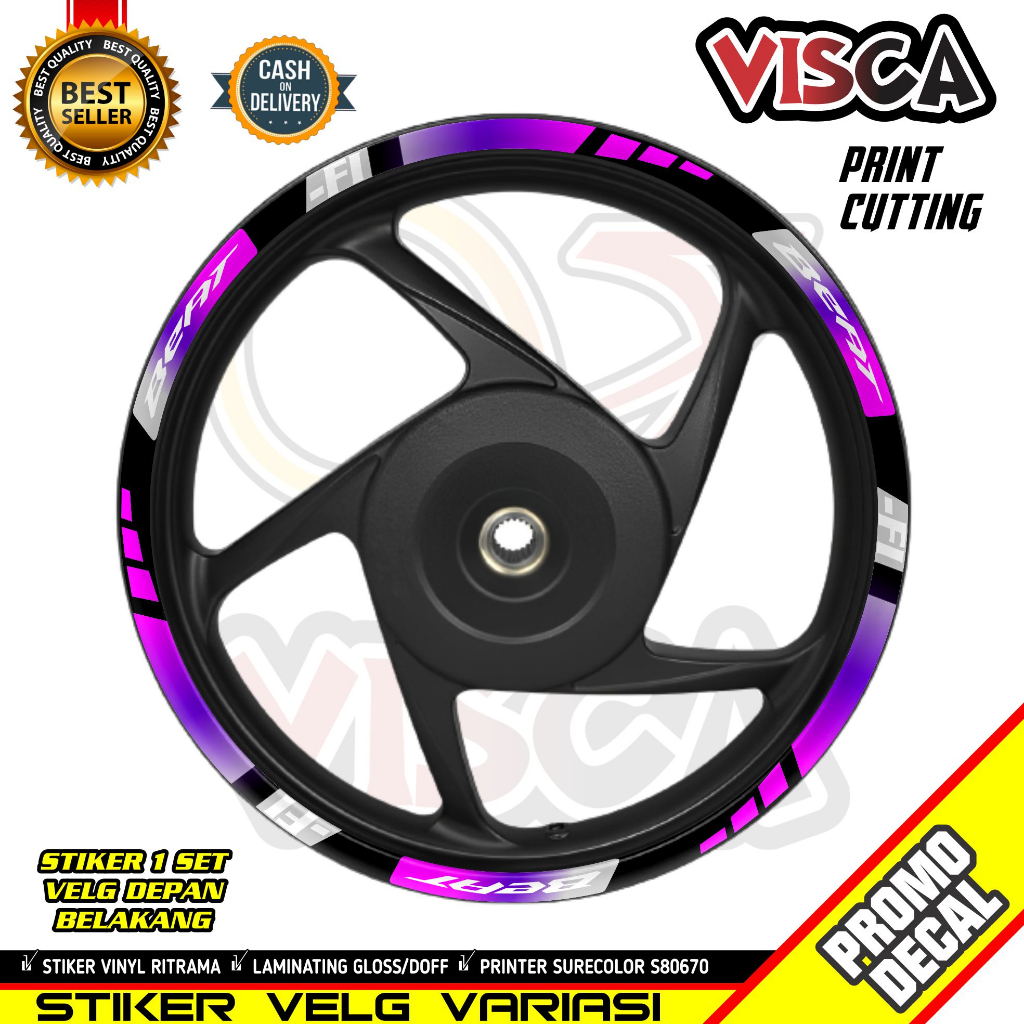 Jual Stiker Velg List Velg Motor Stiker Velg BEAT FI BUNGLON | Shopee ...