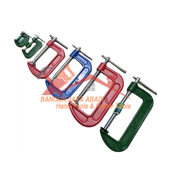 Jual Catok Clamp C 1" 2" 3" 4" 5" 6 Inch Klem Ragum Penjepit Kayu Besi ...