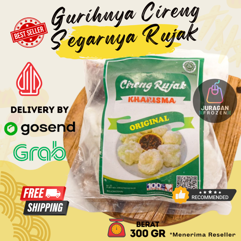 Jual CIRENG BUMBU RUJAK KHARISMA ORIGINAL ISI 20 PCS HOMEMADE FROZEN ...