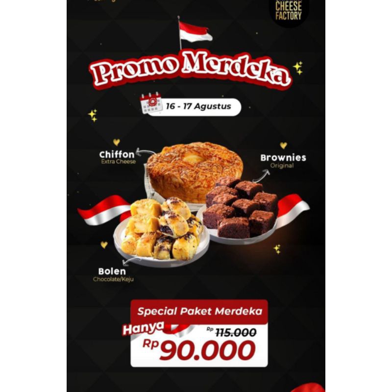 Jual Promo Merdeka Jakarta Cheese Factory | Shopee Indonesia