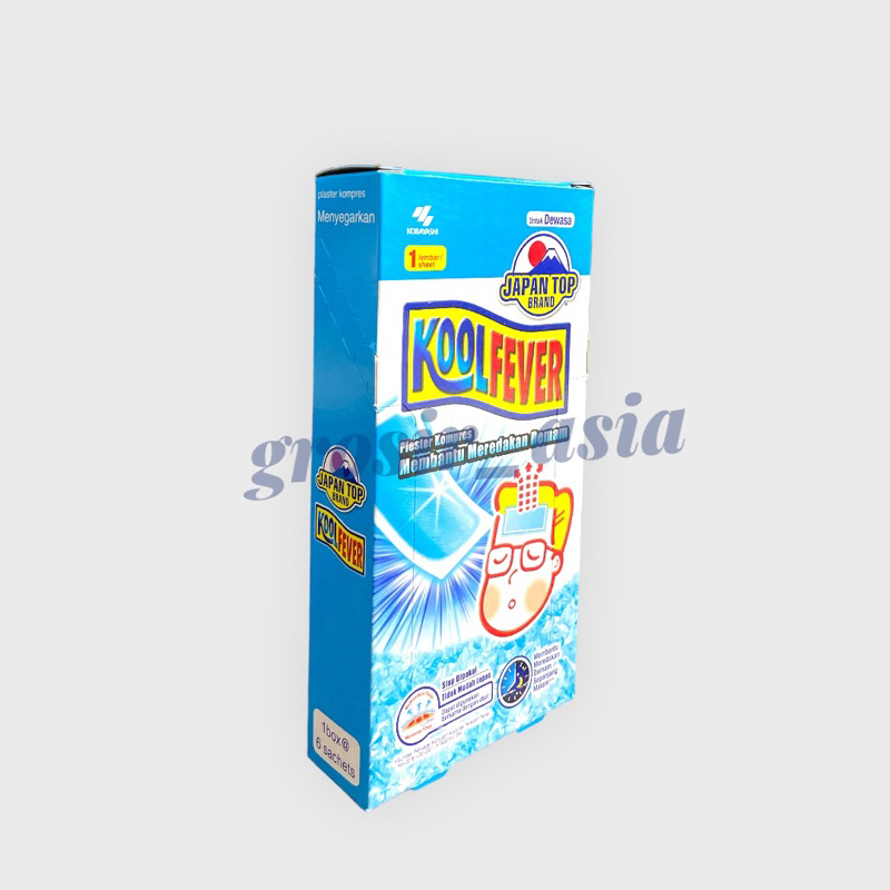 Jual Kool Fever Dewasa 1 Box Isi 6 Sachet | Shopee Indonesia