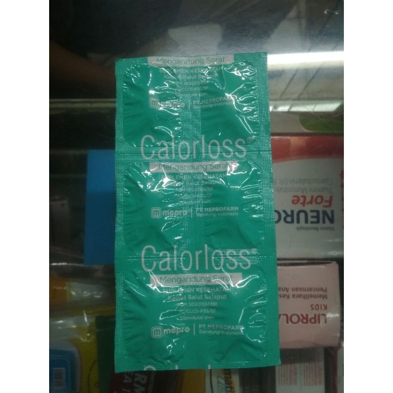 Jual Calorloss 6 Tablet Per Strip | Shopee Indonesia