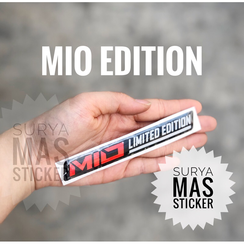 Jual stiker logo yamaha mio limited edition timbul motor | Shopee Indonesia