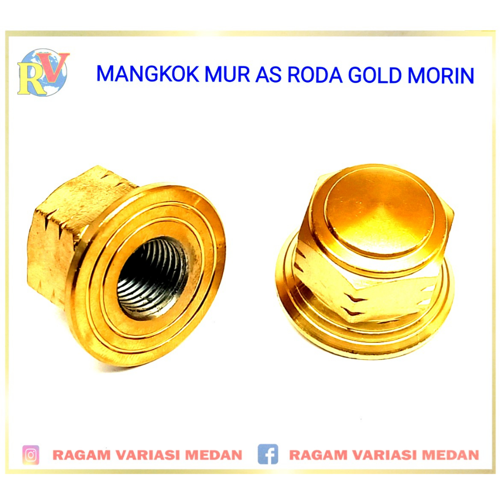 Jual MANGKOK MUR AS RODA GOLD MORIN YAMAHA 19 UNIVERSAL | Shopee Indonesia