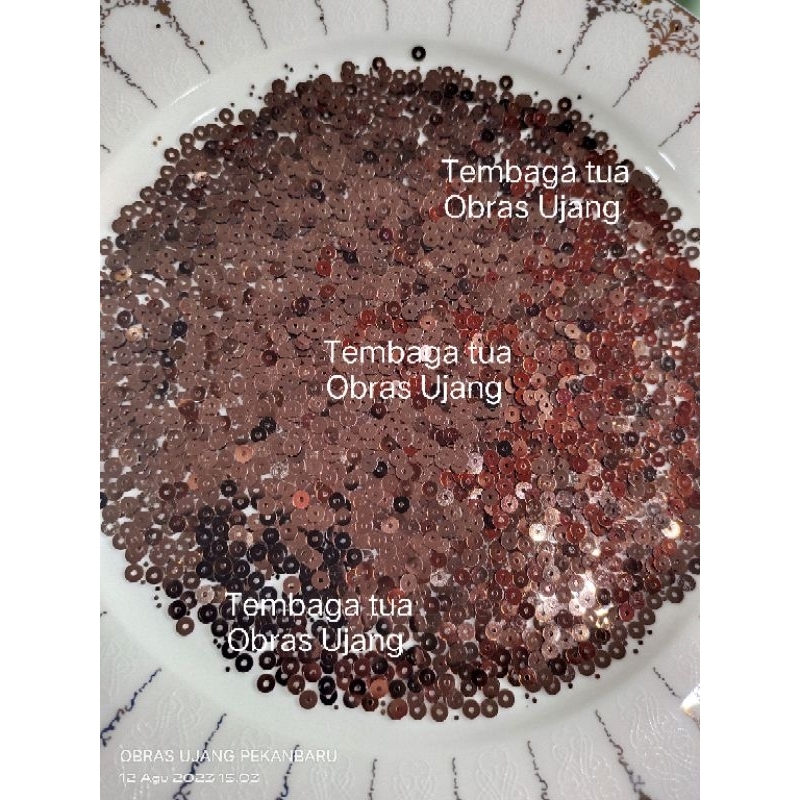 Jual payet piring flat 4mm PREMIUM (4GRAM) | Shopee Indonesia