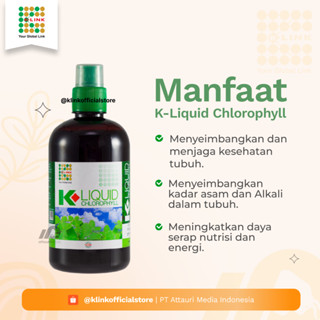 Jual K-LIQUID CHLOROPHYLL 500 ml KLOROFIL K-LINK ORIGINAL Clorofil ...