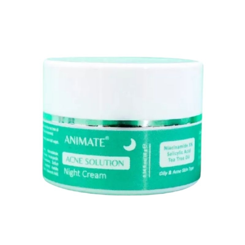 Jual ANIMATE Acne Solution Night Cream 10g | Shopee Indonesia