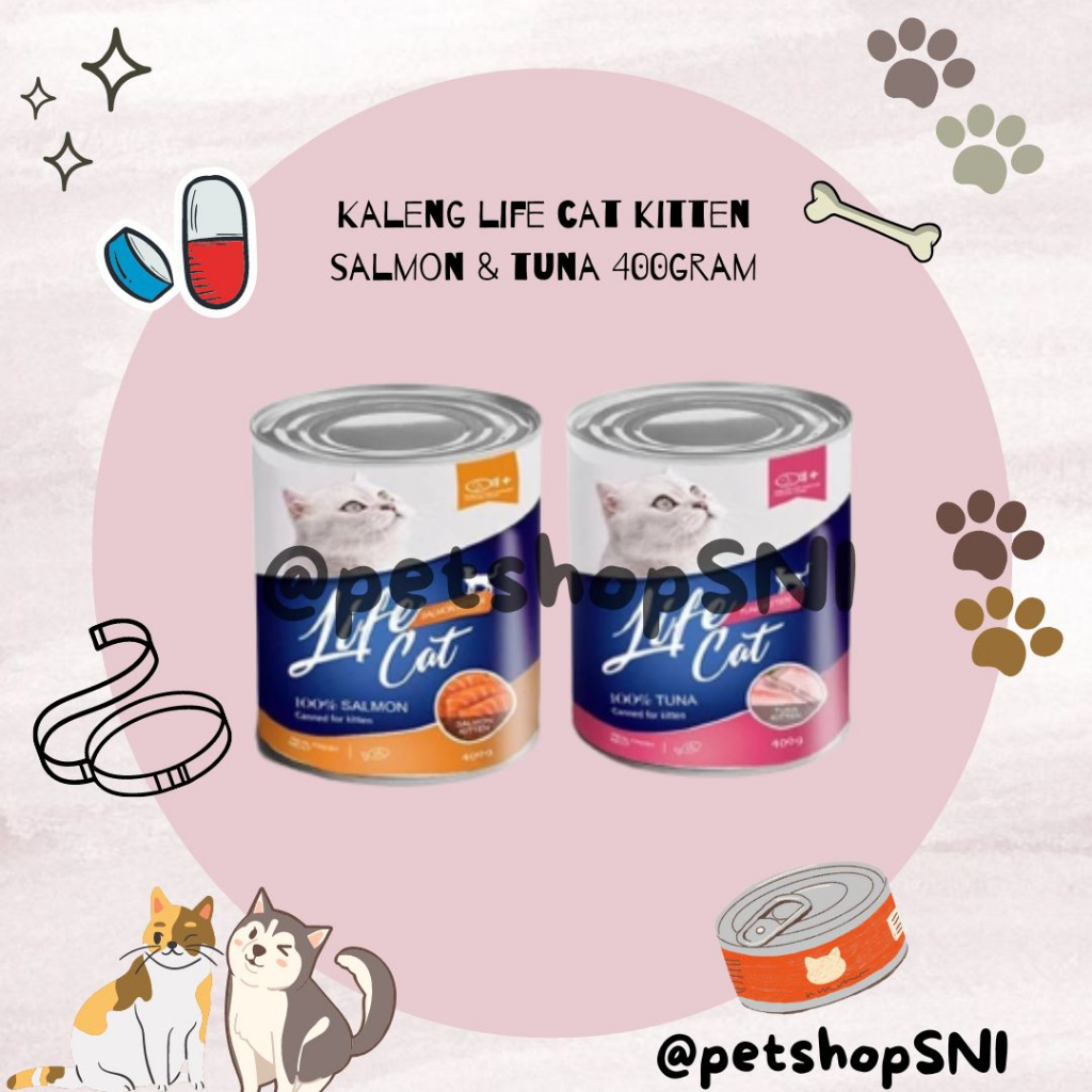 Jual KALENG LIFE CAT KALENG KITTEN wetfood Makanan basah Makanan kucing ...