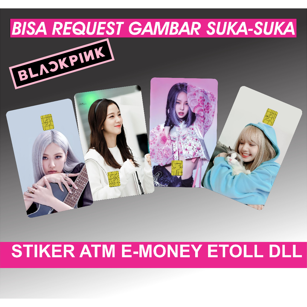 Jual Blackpink - Sticker Skin Card - ATM Debit Credit Etoll e-money ...