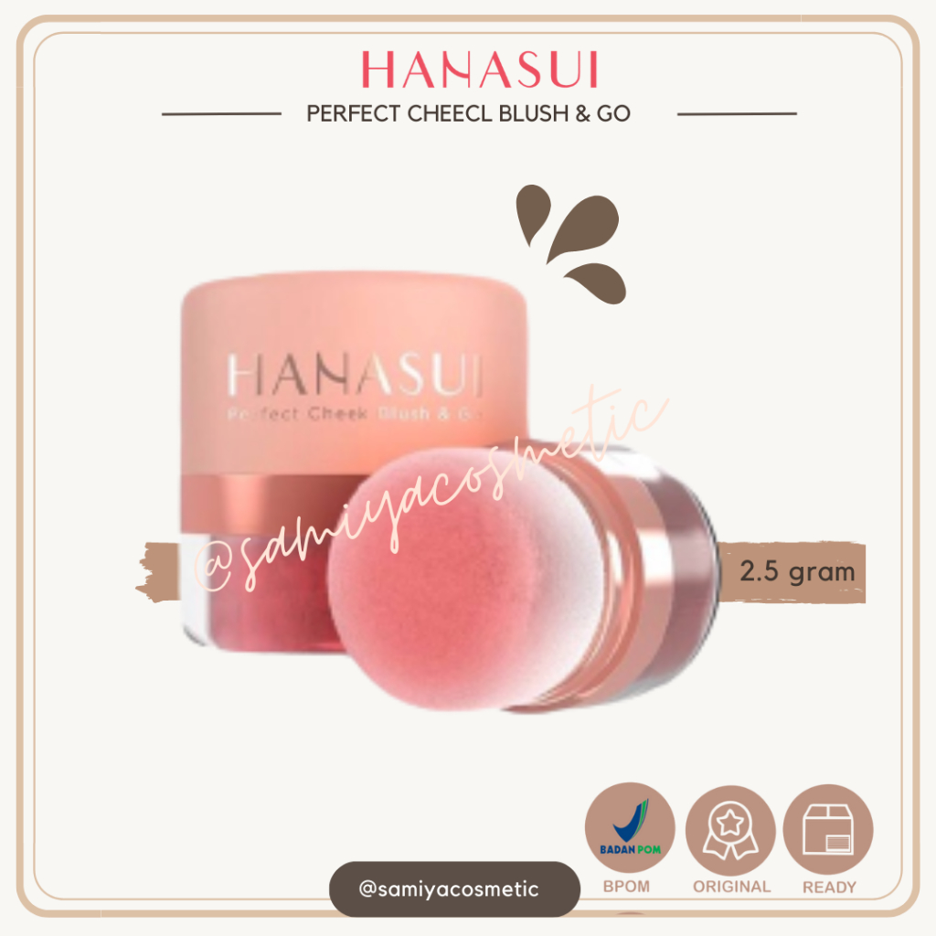 Jual Hanasui Perfect Cheek Blush & Go Powder Hanasui Blushon / Hanasui ...