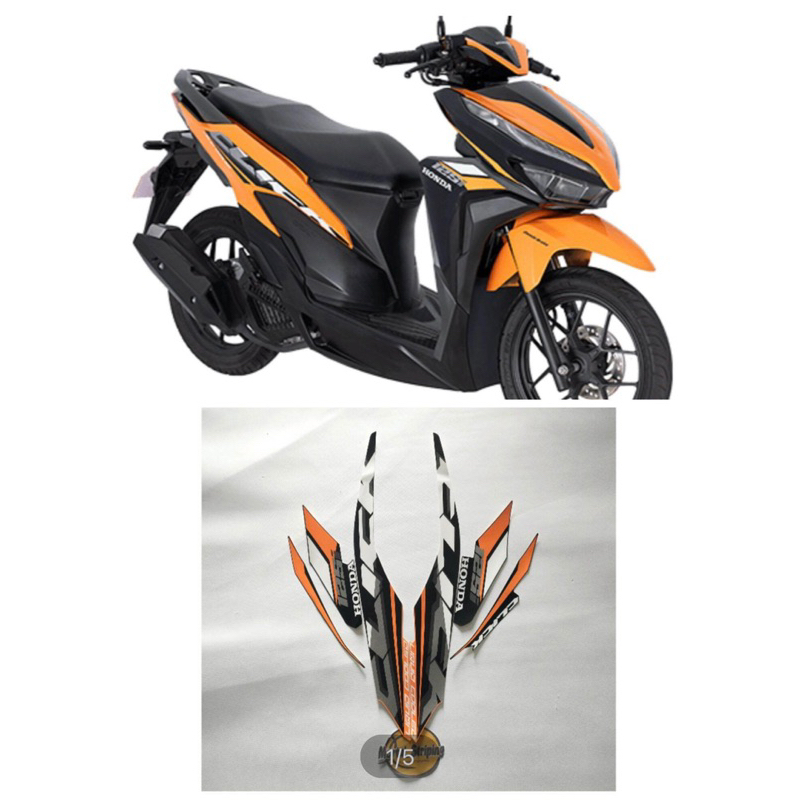 Jual STICKER FULL SET STRIPING LIS BODY HONDA VARIO LED CLICK 125 TAHUN ...