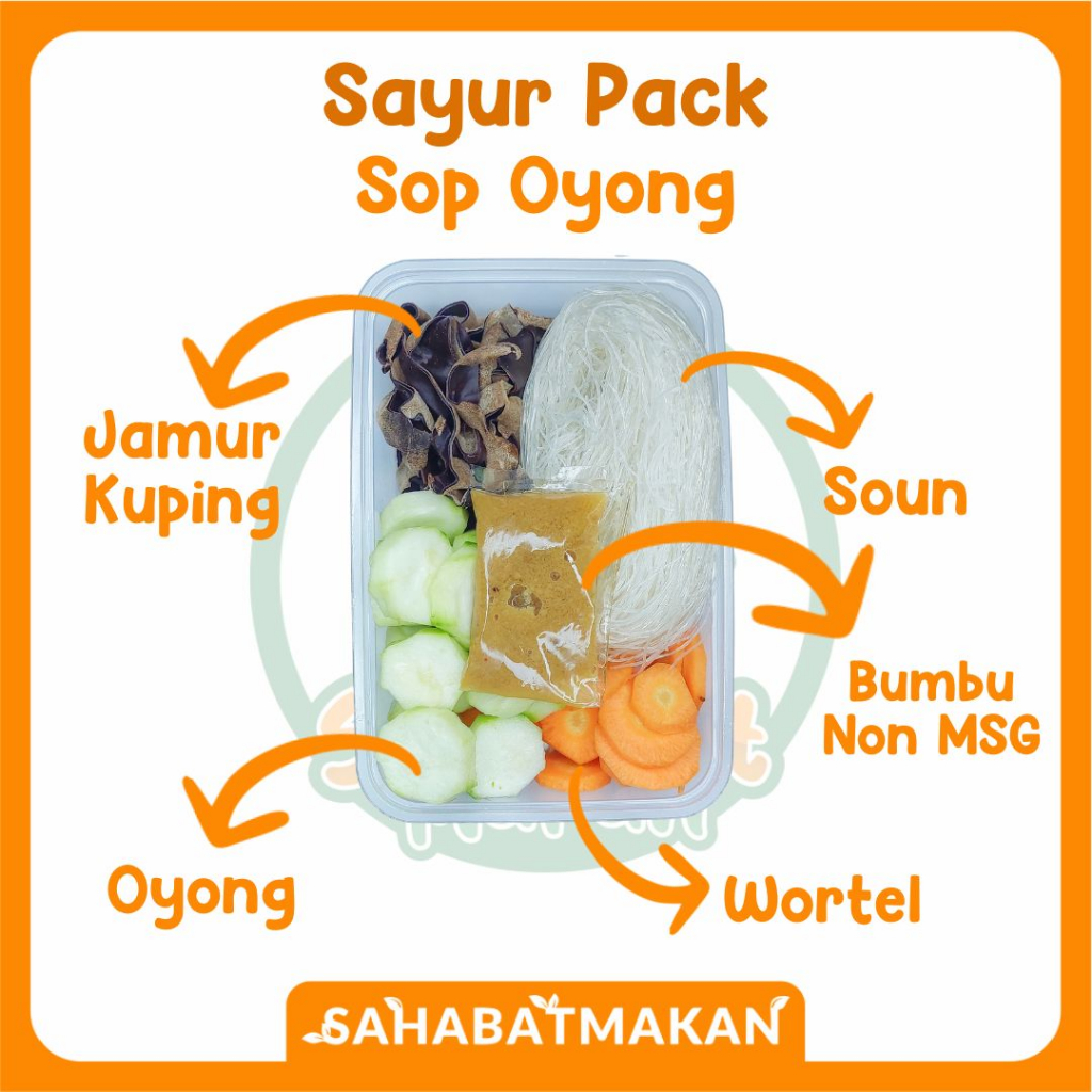 Jual Sop Oyong - Sayur Pack / Sayur Prep / Sayur Instant — Sahabat ...
