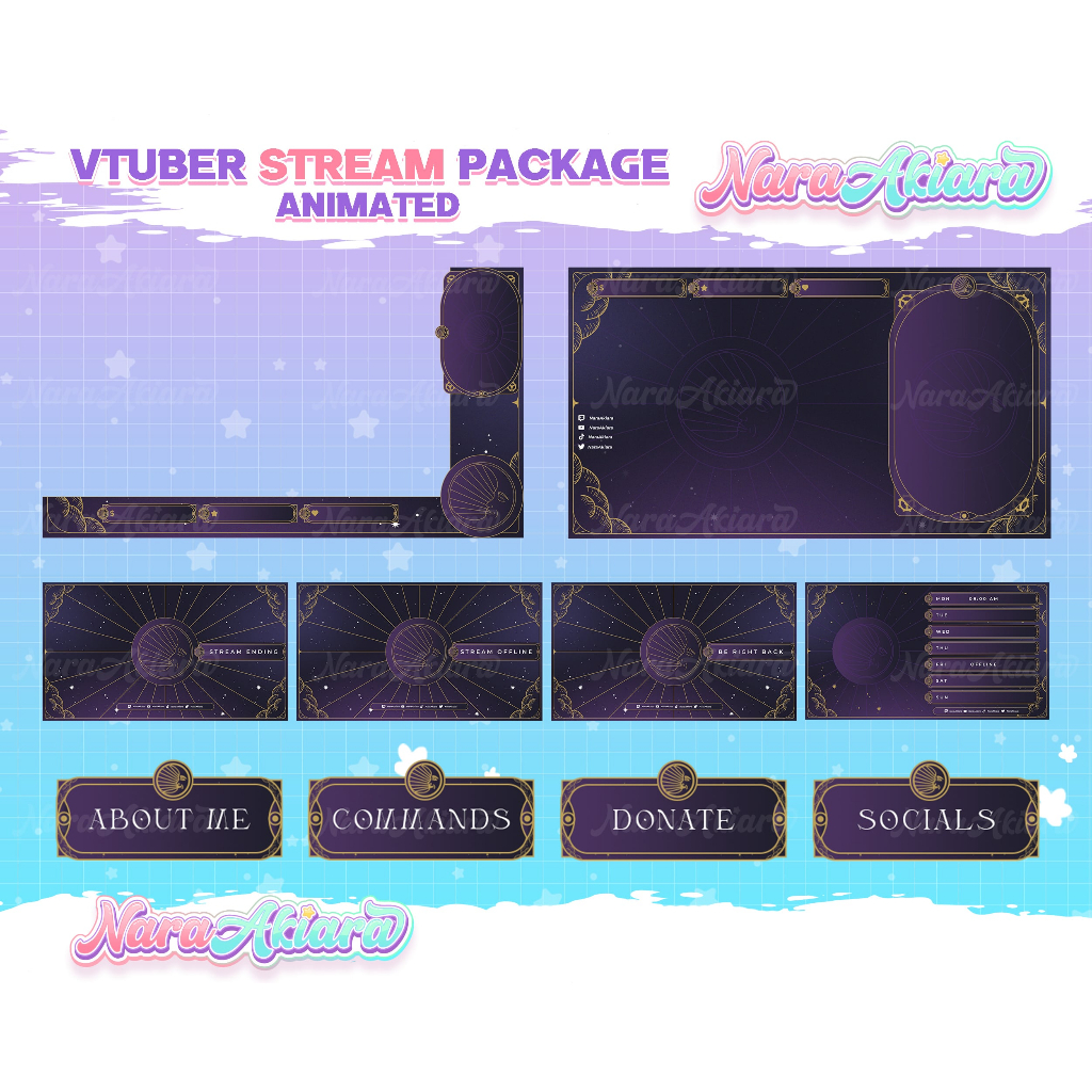 Jual Overlay Siap Pakai untuk Streaming Desain Keren, Instalasi Mudah ...