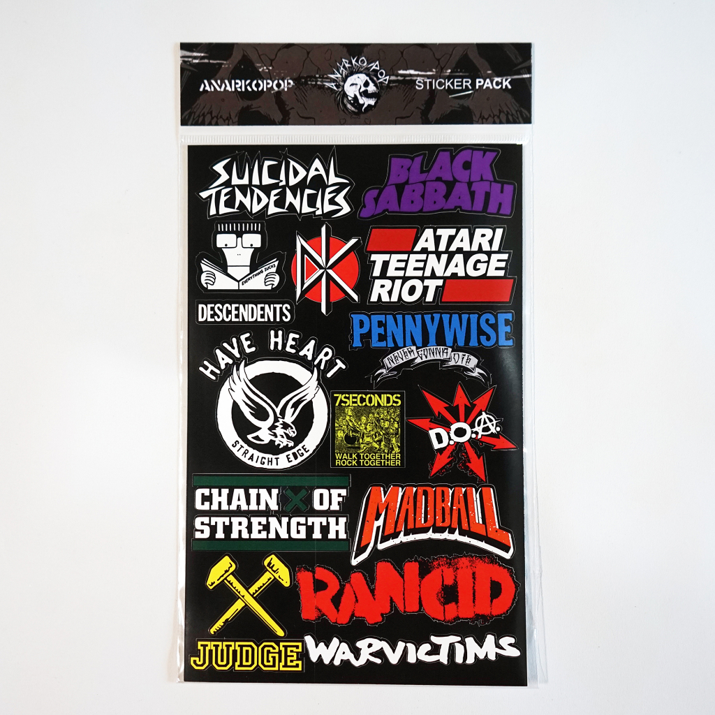 Jual STICKER PACK / STIKER PAX / GAMBAR TEMPEL BAND ISI 30 PCS | Shopee ...