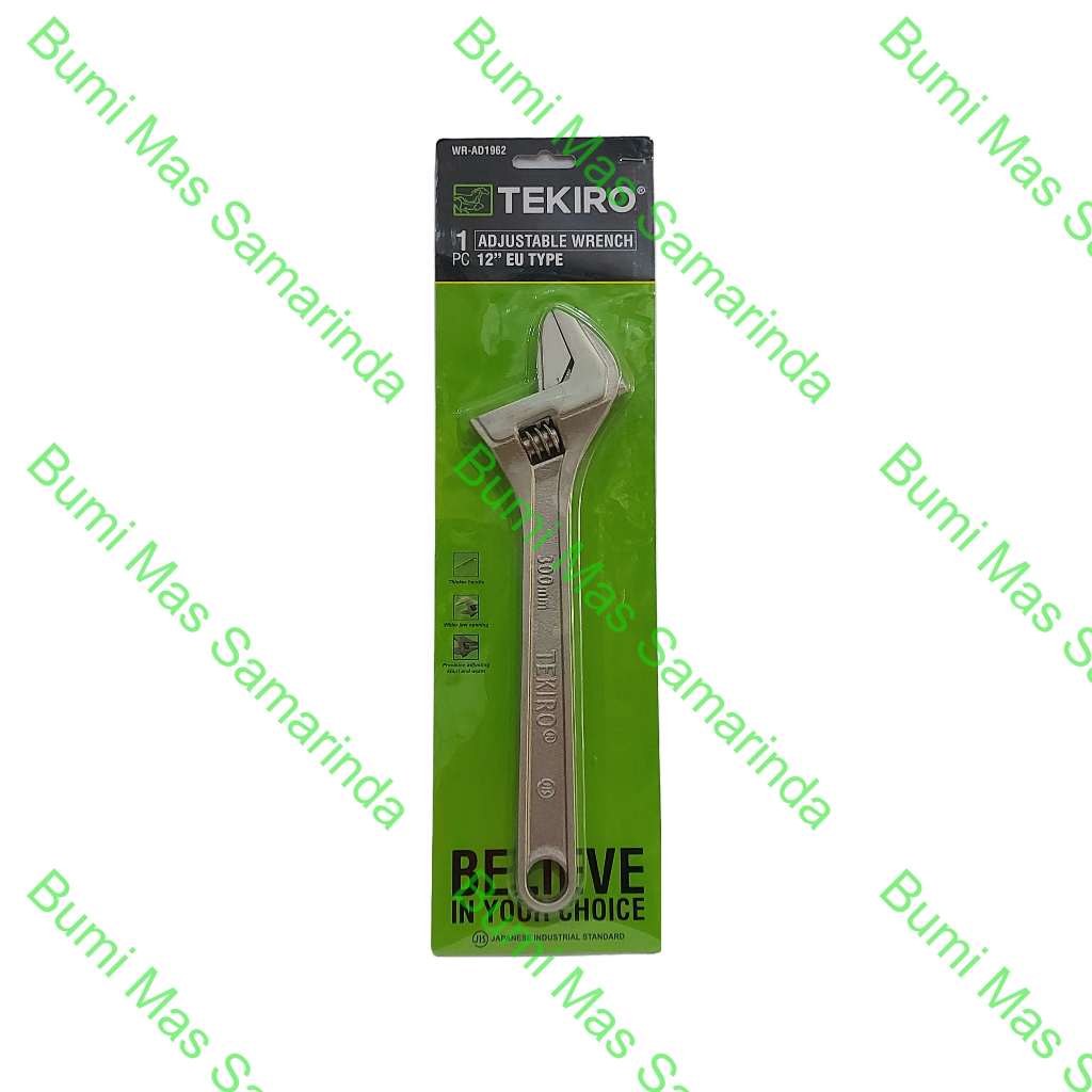 Jual TEKIRO KUNCI INGGRIS 12" / ADJUSTABLE WRENCH TEKIRO EU TYPE 12 ...