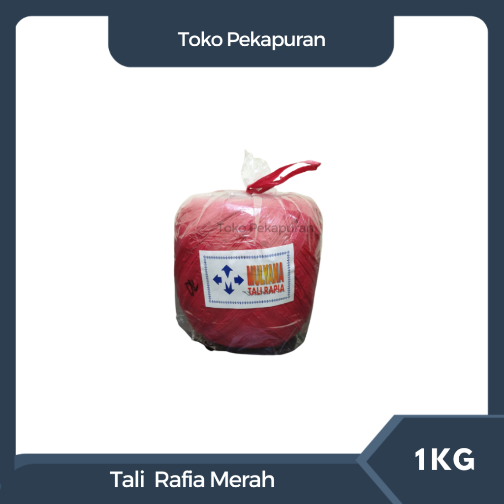 Jual Tali Rafia Merah Tali 1 Kg | Shopee Indonesia