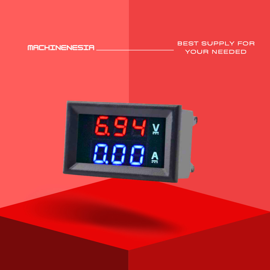 Jual ALAT PENGUKUR TEGANGAN LISTRIK MINI DIGITAL VOLMETER AMMETER DC LED | Shopee Indonesia