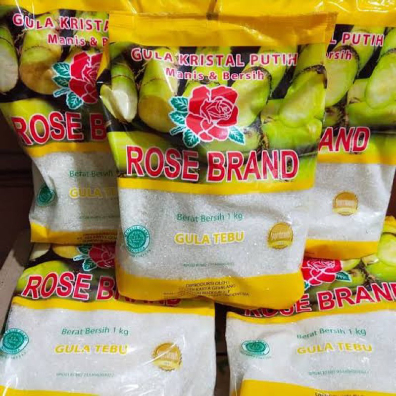 Jual GULA ROSE BRAND kemasan Kuning 1kg | Shopee Indonesia